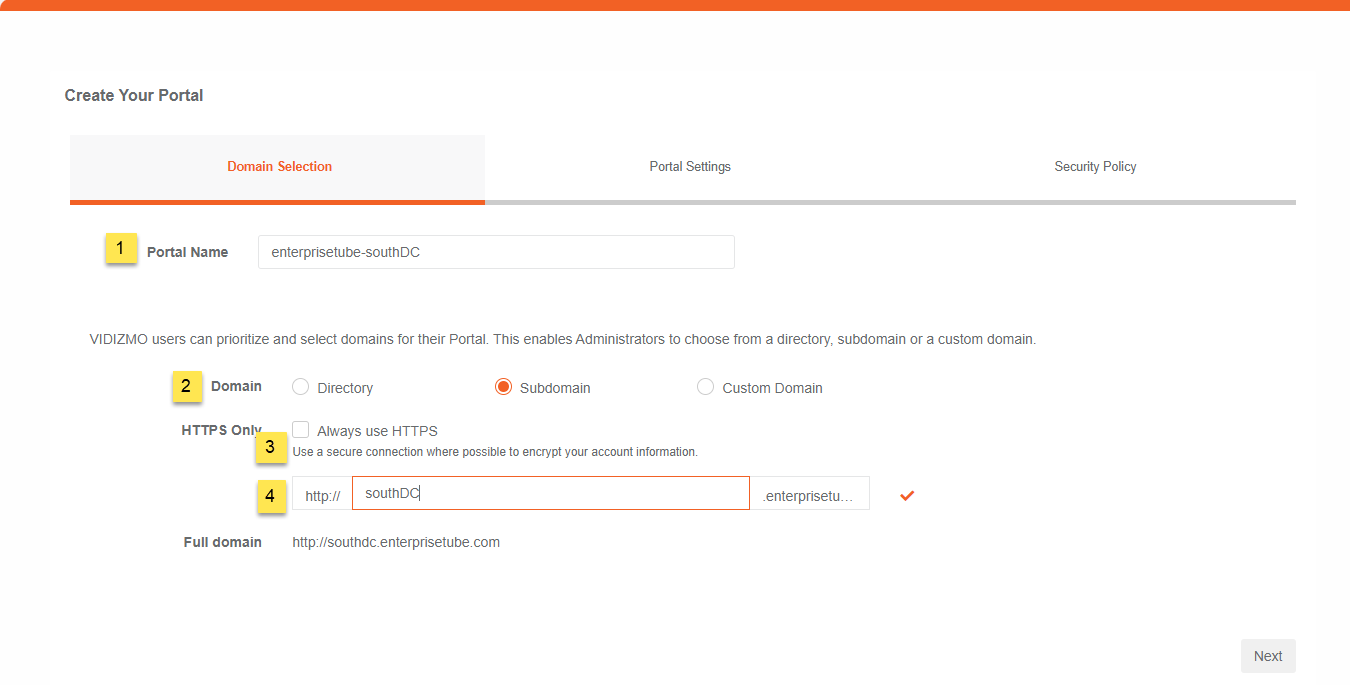 Create a Portal | VIDIZMO Knowledge Base