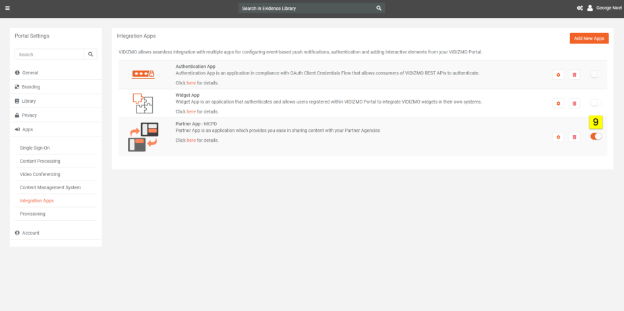 How to Configure Partner App in VIDIZMO | VIDIZMO Knowledge Base