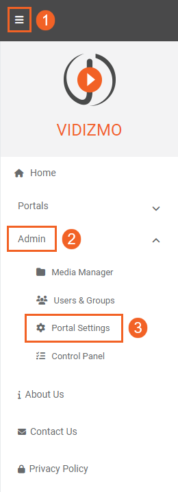 How to Customize Portal Management Options | VIDIZMO Knowledge Base
