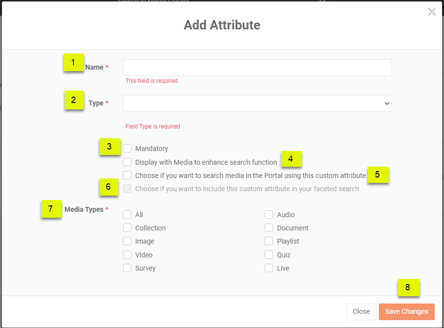 How to Manage Custom Attributes | VIDIZMO Knowledge Base