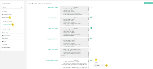 How to Manage Encoding Profiles | VIDIZMO Knowledge Base