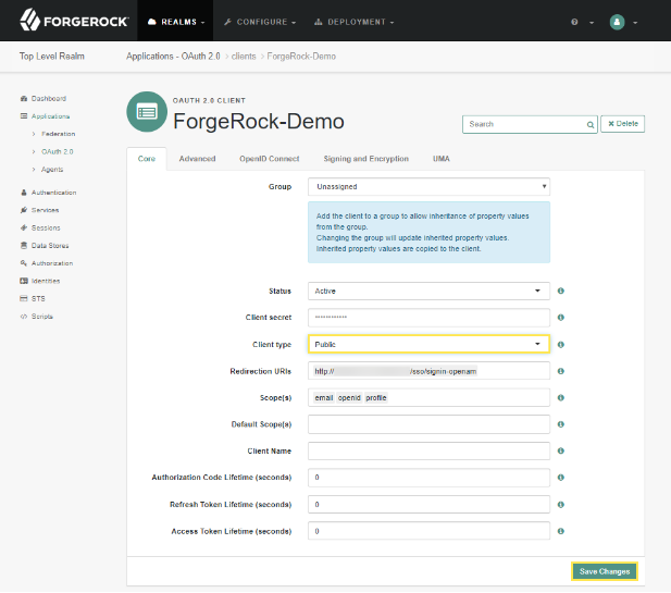 How to Setup SSO using Forgerock | VIDIZMO Knowledge Base