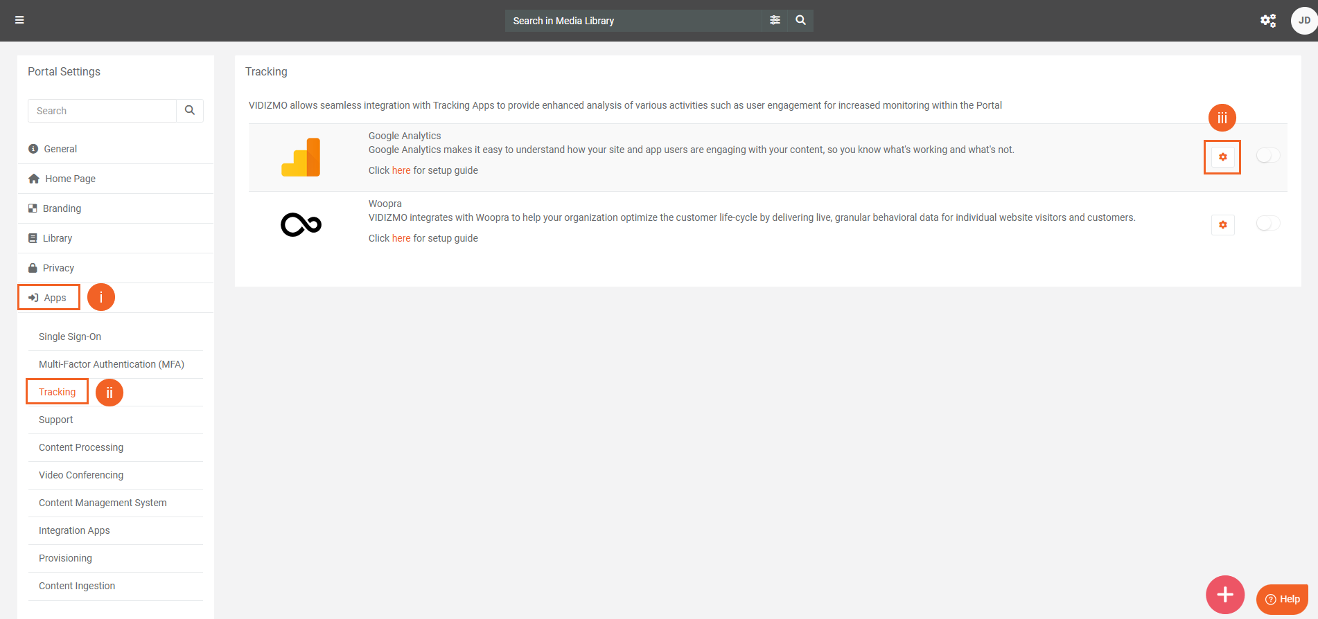How to Setup Tracking App using Google Analytics | VIDIZMO Knowledge Base