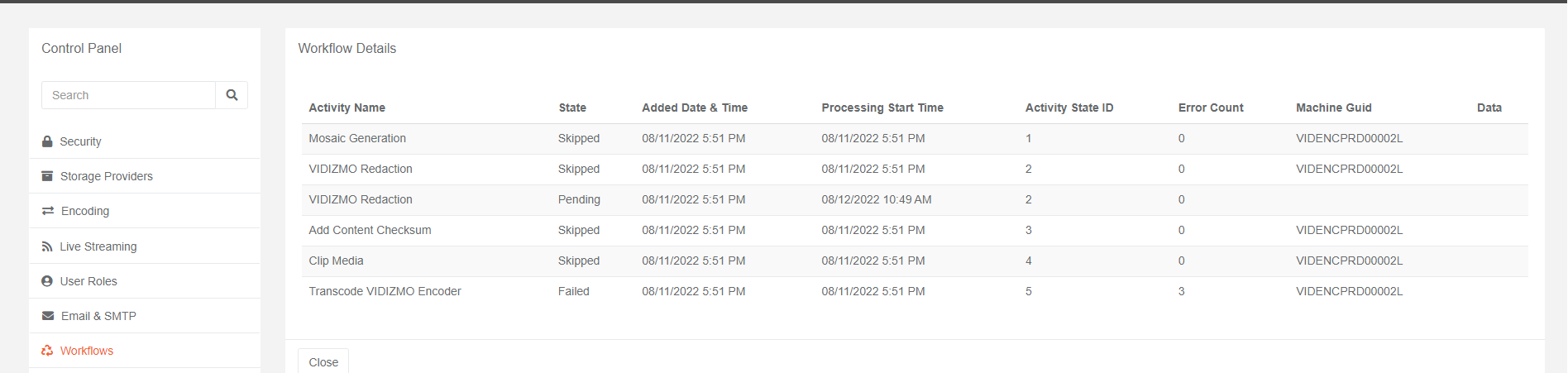 How to View Workflows | VIDIZMO Knowledge Base
