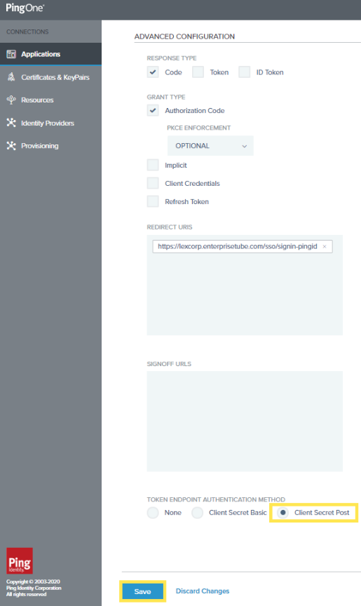 How to configure SSO using Ping Identity | VIDIZMO Knowledge Base