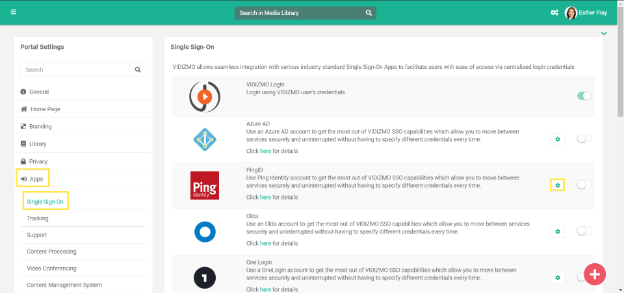 How to configure SSO using Ping Identity | VIDIZMO Knowledge Base