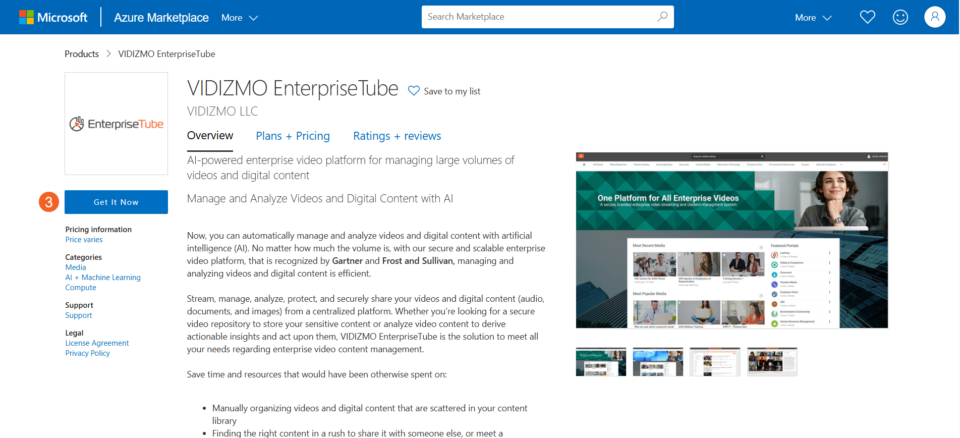 How to setup VIDIZMO Virtual Machine on Azure Marketplace | VIDIZMO ...