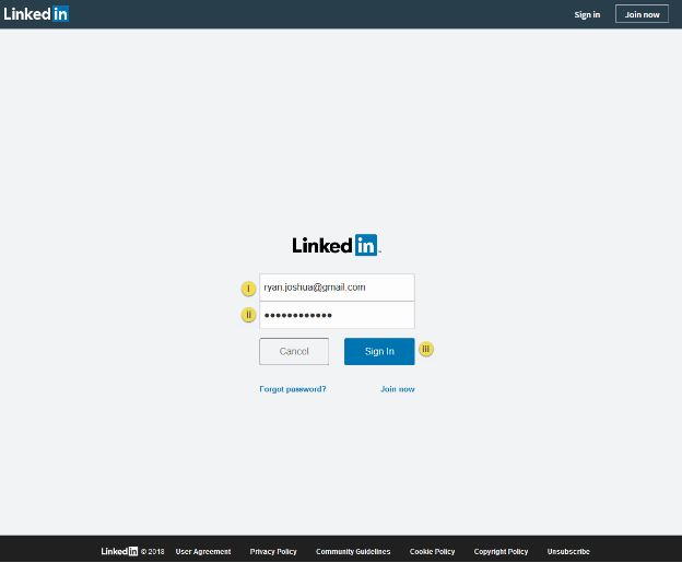 Sign in using LinkedIn | VIDIZMO Knowledge Base