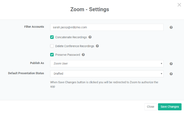 Troubleshoot Zoom Integration Issues | VIDIZMO Knowledge Base