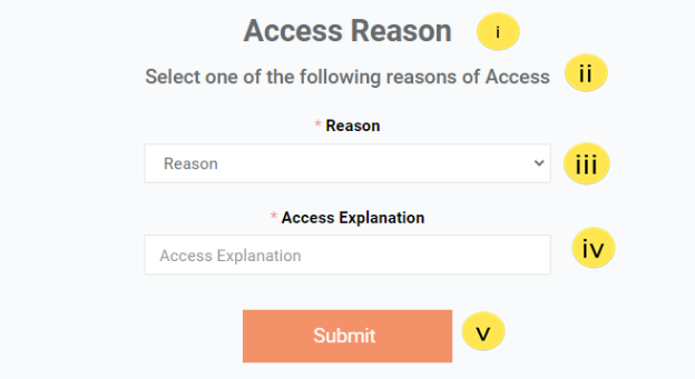 Understanding Reason Provisioning on Access of Evidence or Cases ...