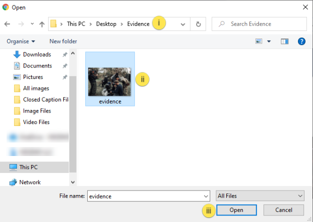 Uploading Evidence_ A Step-by-Step Guide | VIDIZMO Knowledge Base
